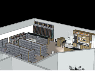 Ladenplanung | 3D Ladenplaner Daten | Ladenbaudaten